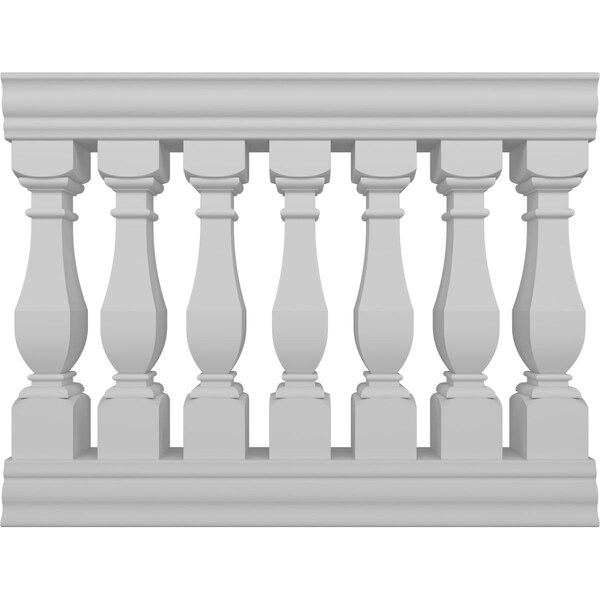 Ekena Millwork Fiberthane Arcadian Balustrade Railing Kit Style D (7 3/ ... Ekena Millwork Fiberthane Arcadian Balustrade Railing Kit Style D (7 3/ ...